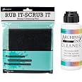 Amazon.com: Ranger Ink Rub It Scrub it Pad and One 2 oz Bottle of ...