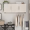 Systembuild Evolution Camberly 3 Door Wall Cabinet with Hanging Rod, Ivory Oak : Amazon.ca ...