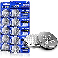 LiCB Lot de 10 piles CR2450 au lithium 3 V : Amazon.ca: Santé et Soins personnels