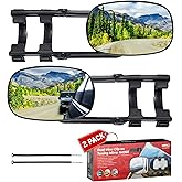 Amazon.com: MirroGuard Extended Towing Mirrors, Universal Clip-On Side ...