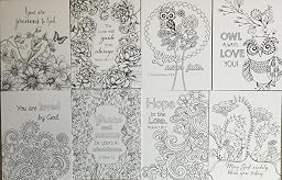 Amazon.com: Colorful Blessings: Cards to Color and Share (6006937132580 ...