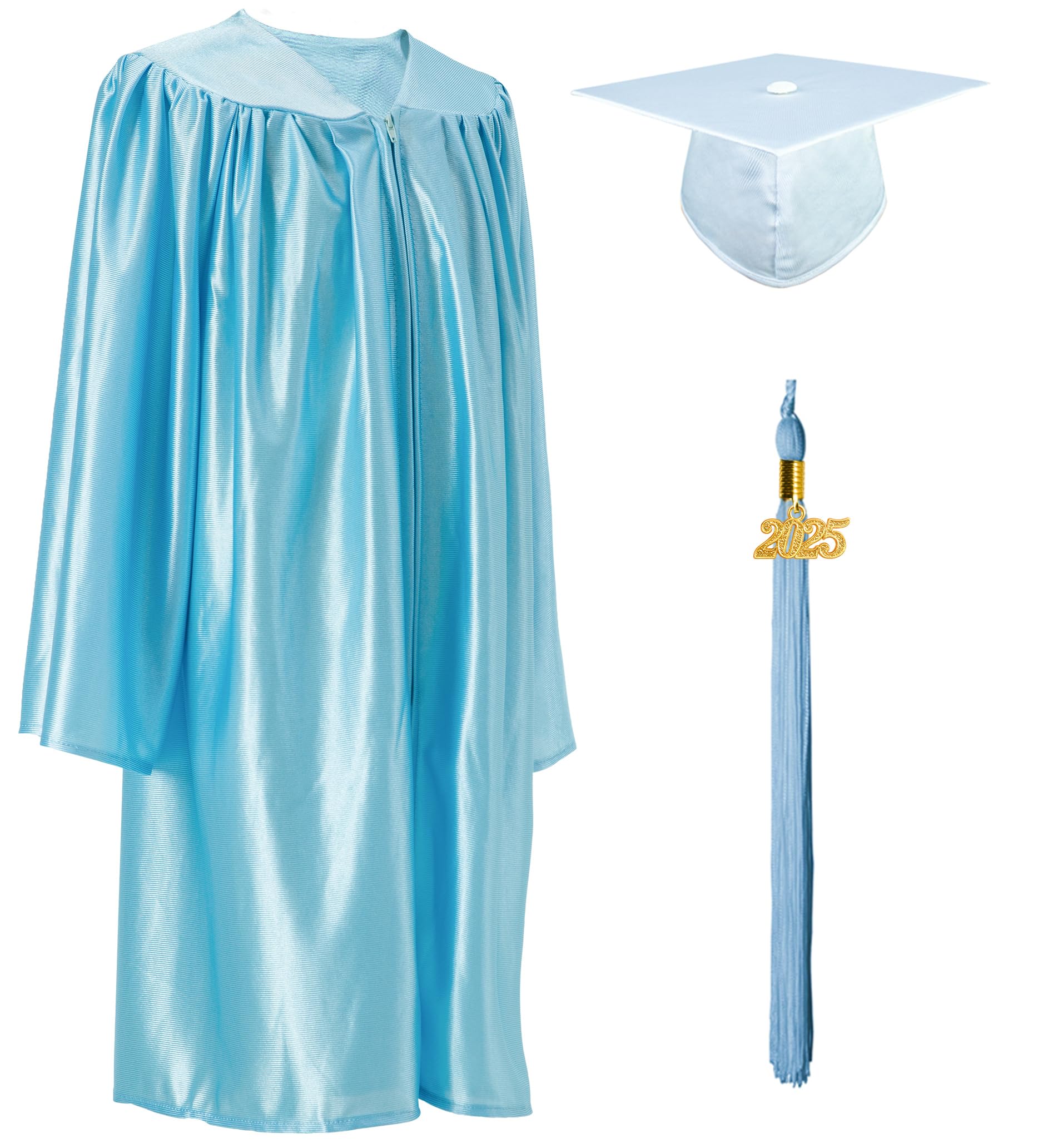 GraduatePro Kindergarten Graduation Cap and Gown Class of 2025 Shiny ...