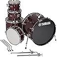 Amazon.com: Yamaha Rydeen 5pc Shell Pack with 22" Bass Drum, Burgundy ...