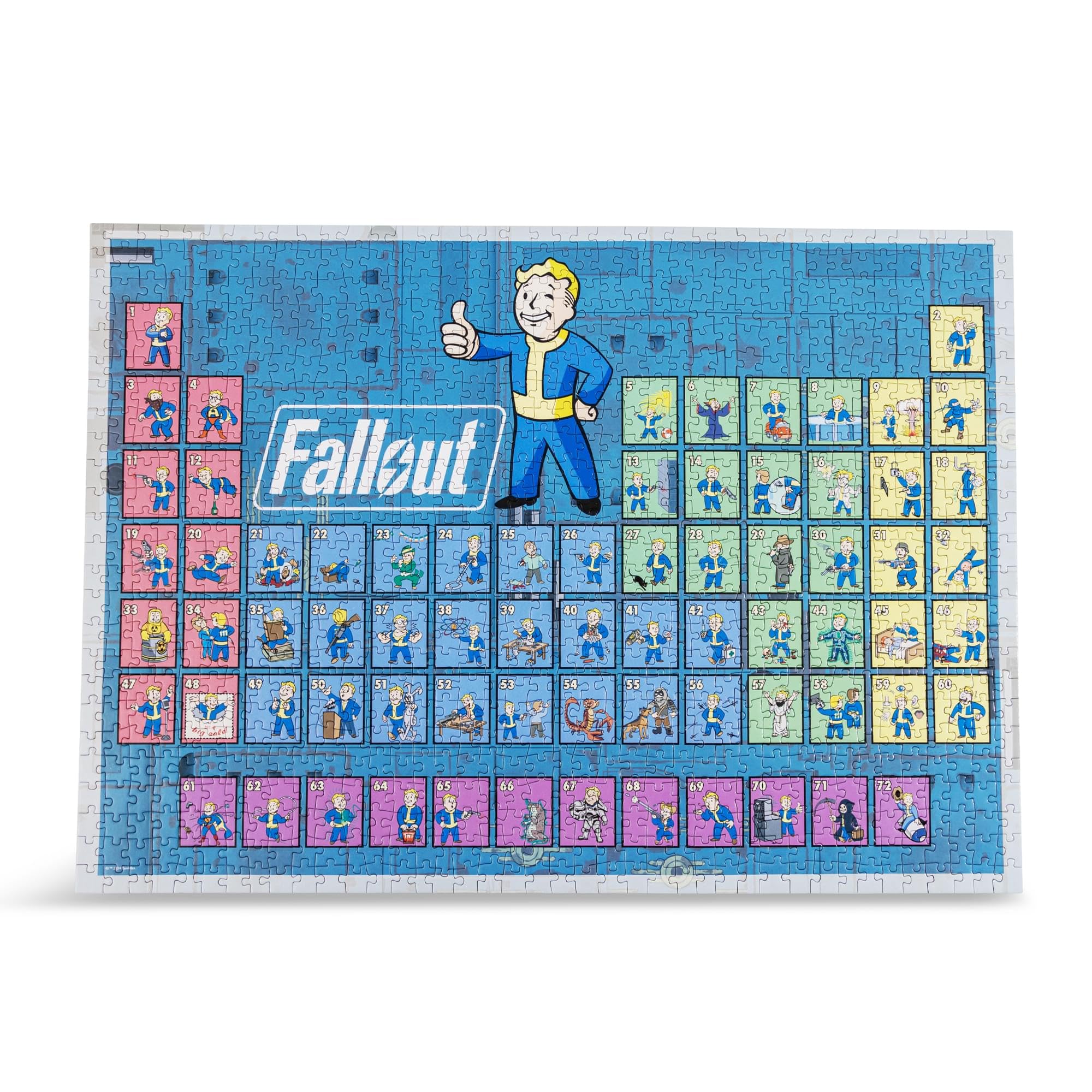 Fallout Periodic Table Of Vault Boy 1000-Piece Jigsaw Puzzle For Adults ...