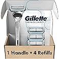 Amazon.com: Gillette SkinGuard Razors for Men, 1 Gillette Razor, 4 ...