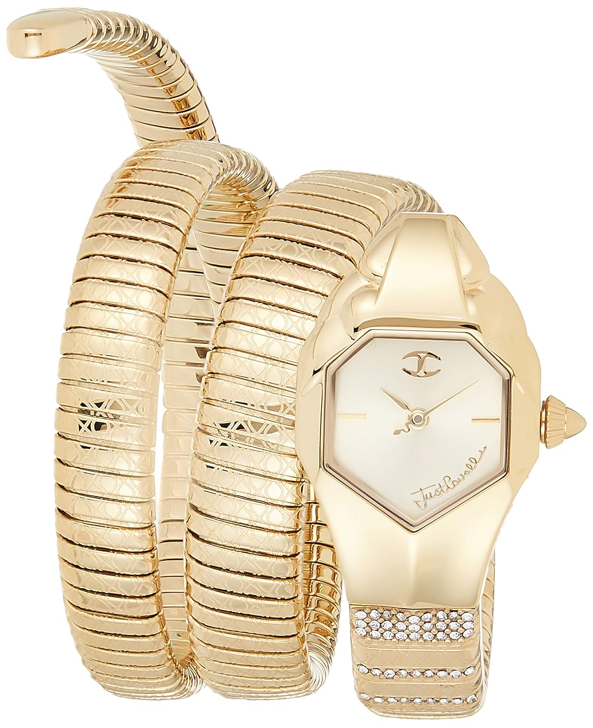 Buy Just Cavalli Women Glam Snake Watch (JC1L112M0025) Online at Low ...