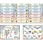 Amazon.com: gisgfim 18 x 12 in Spanish Speaking Countries (with Map ...