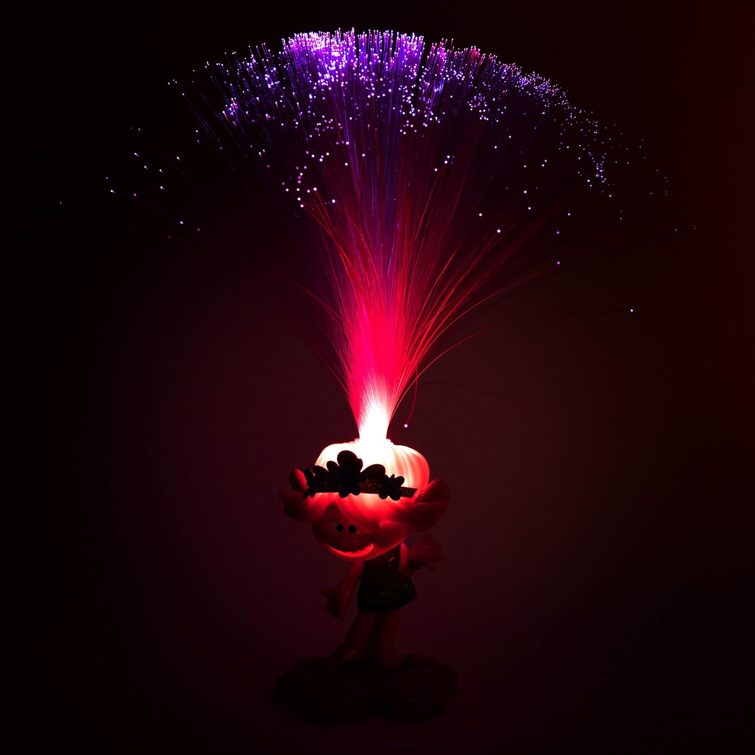 Trolls World Tour Princess Poppy’s Hair Lamp Official Fibre Optic Light ...