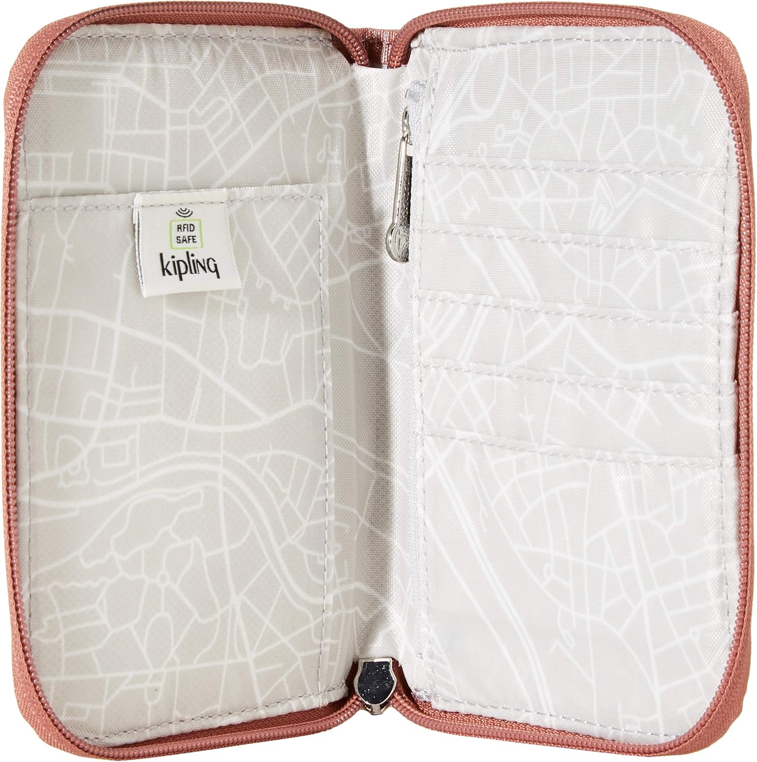 Kipling Travel DOC S Passport Wallet, 15 cm, 1 liters, Red (Metallic ...