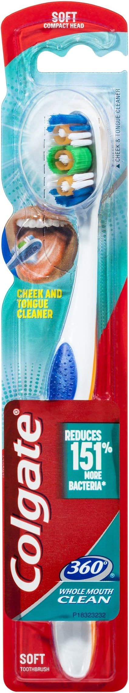 Colgate Toothbrushes 360 Degrees Compact Head Soft: Amazon.co.uk ...