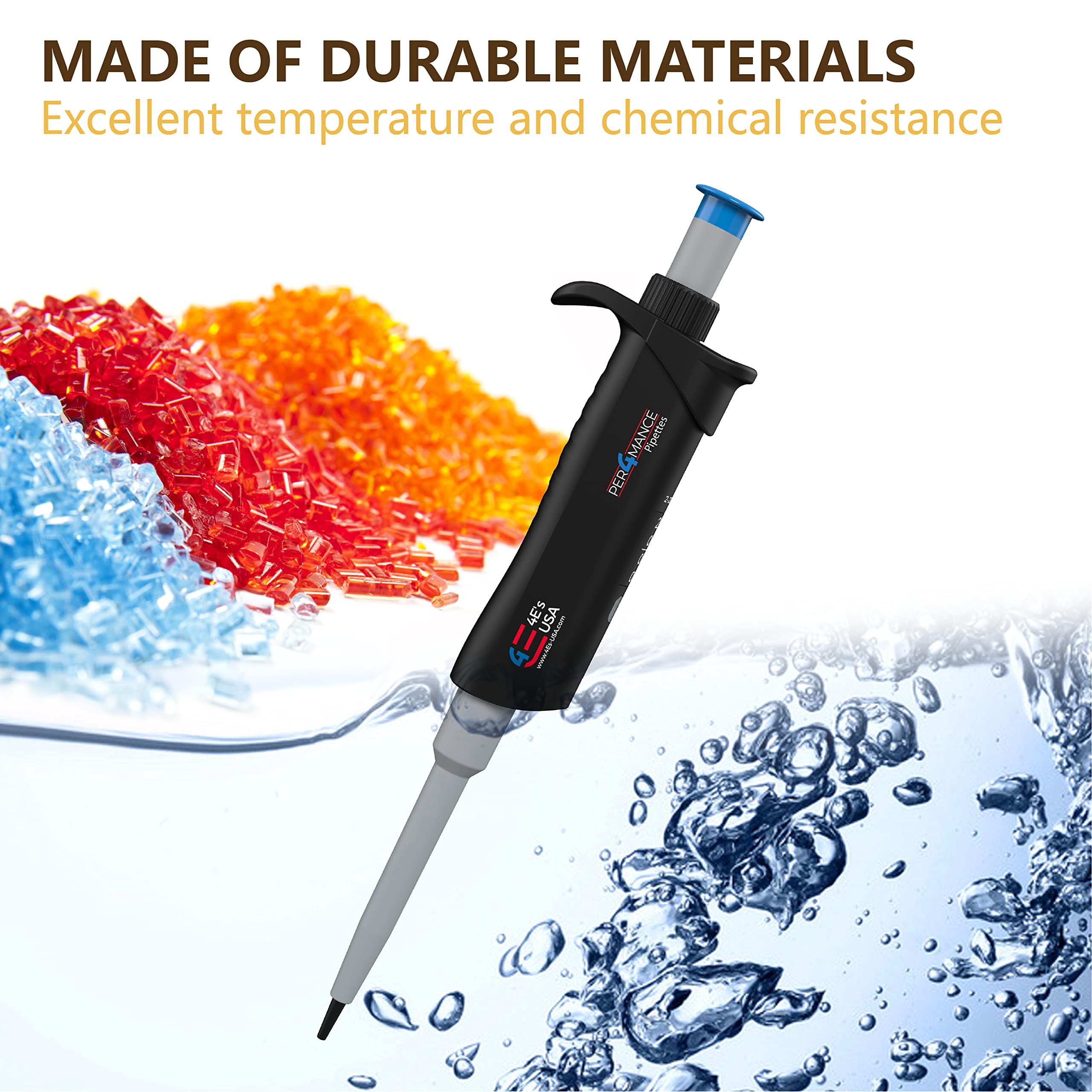 Mua Pipette - 5~50µL Adjustable Single Channel Pipette, ISO Calibrated ...