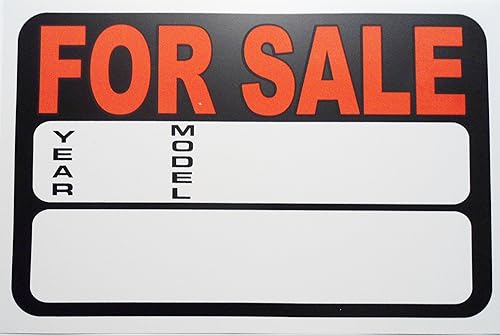 FOR SALE Sign EXTRA LARGE: Amazon.co.uk: Car & Motorbike