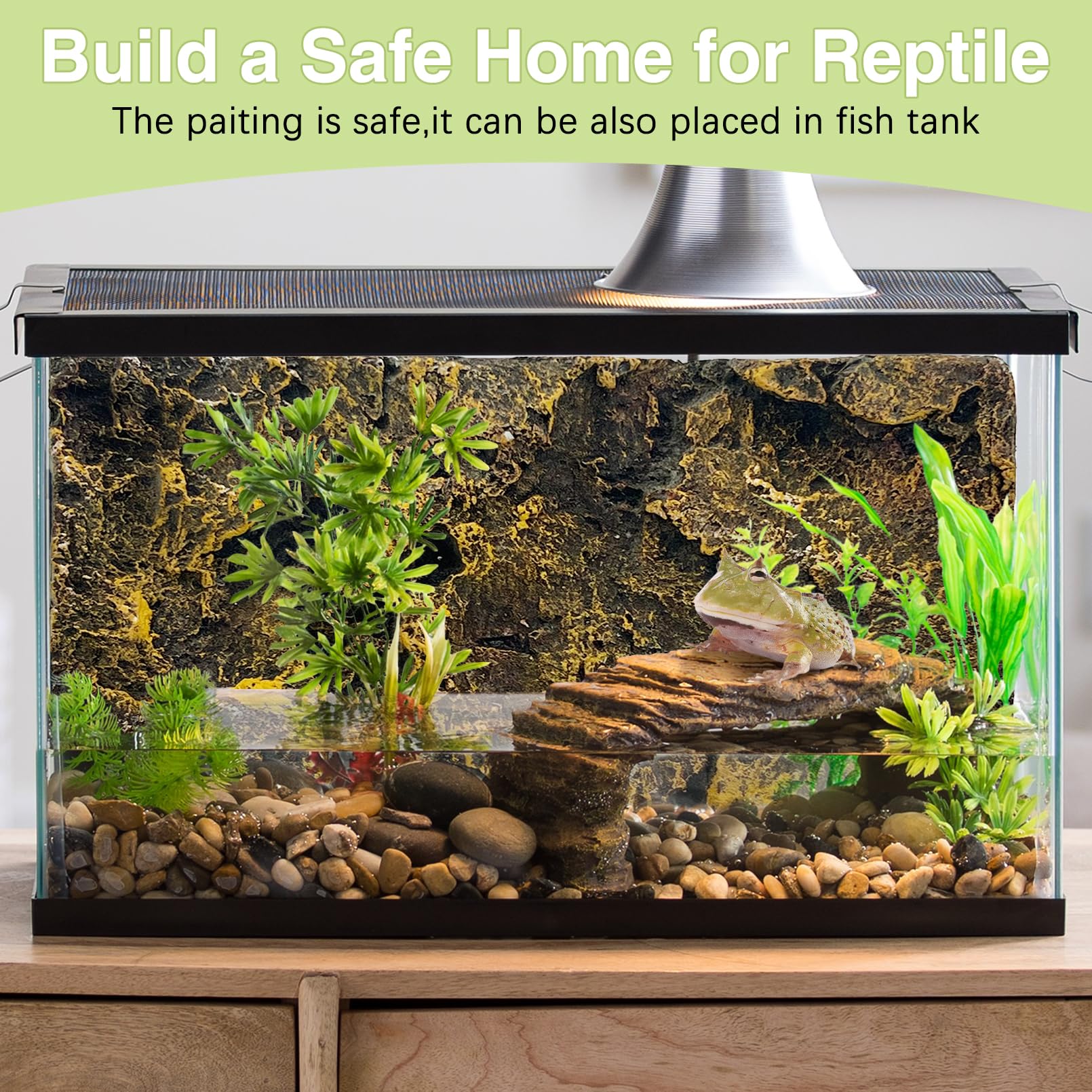 Mua Hamiledyi Rock Terrarium Background Reptile Tank Backgrounds Snake ...