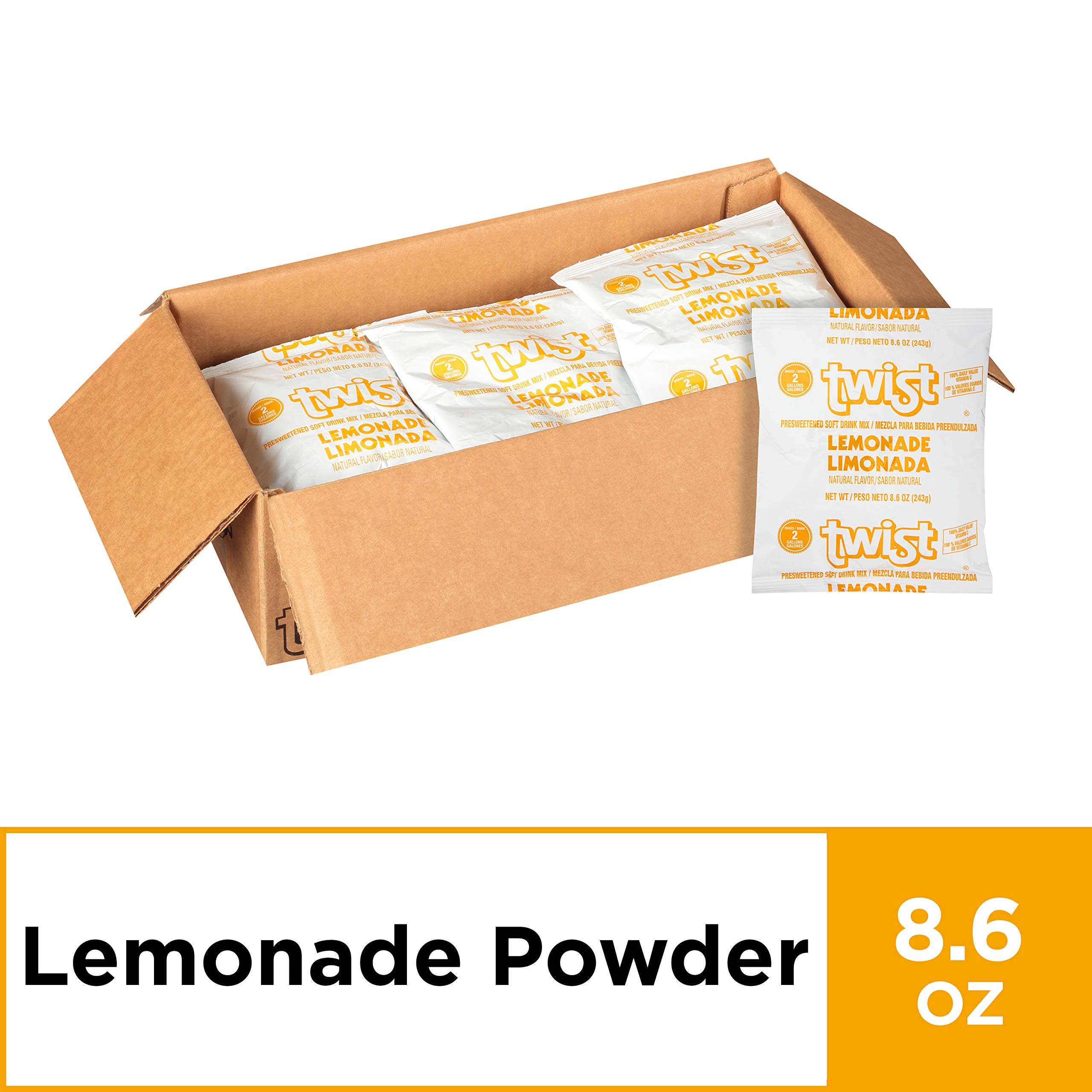 Amazon.com : Kool Aid Twist Fruit Punch Drink Mix, Makes 2 Gallons (12 ...