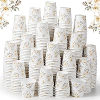 Amazon.com: 500 Pcs Tasting Paper Cups 2oz Disposable Mouthwash Cup ...