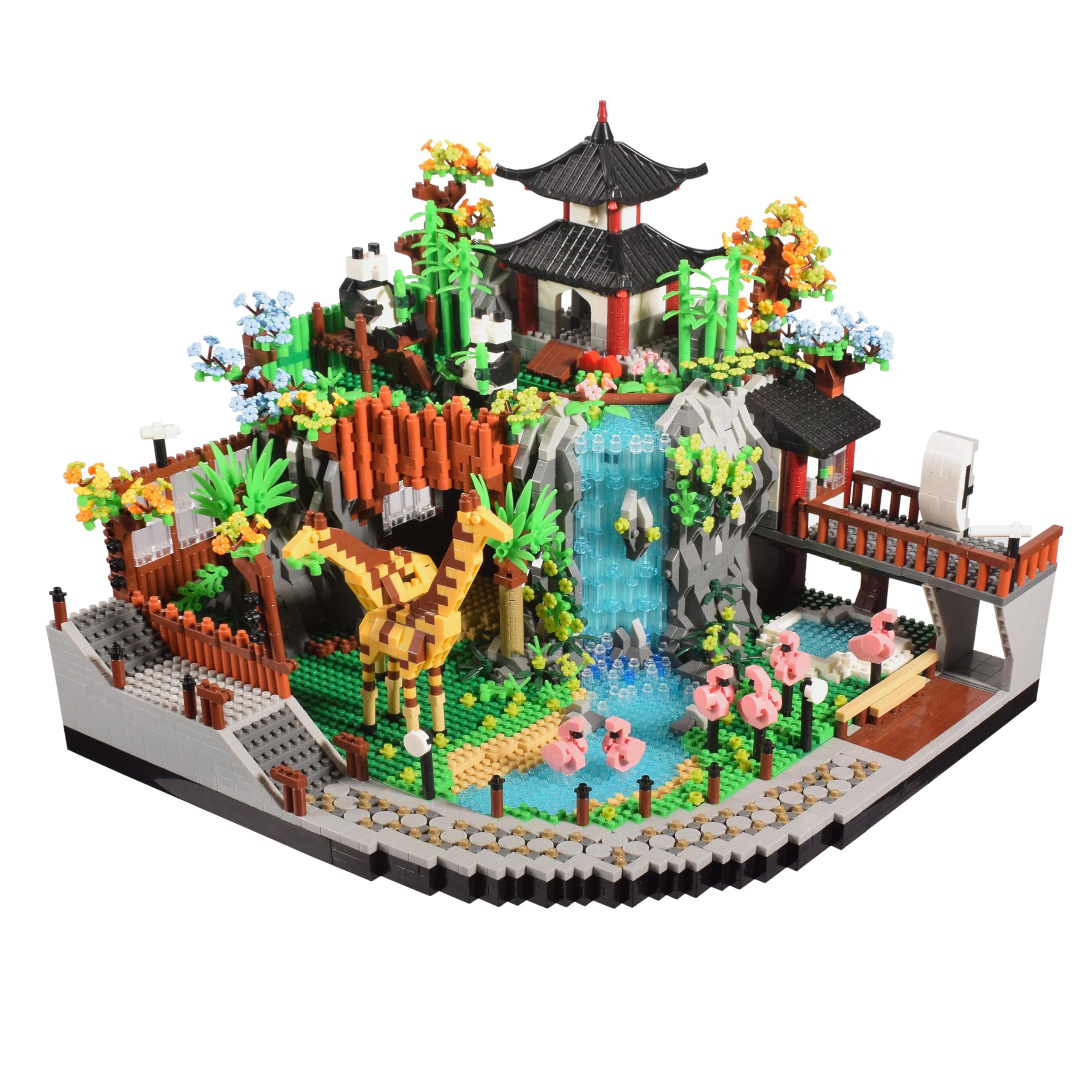 Komvoor Micro Mini Blocks Animals Building Model Set Animals Creative ...