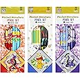 Amazon.com : GASHINA STORY [8-in-1] Pokemon Pencils Pika Monster W B ...
