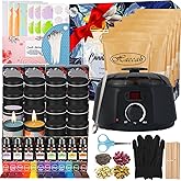 Amazon.com: Hovacota Complete Candle Making Kit with Wax Melter, Candle ...