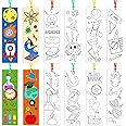 Amazon.com: 72Pcs Science Color Your Own Bookmarks for Kids Funny ...