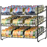 Amazon.com: Toplife Stackable Can Organizer Rack, Soda Can Beverage ...