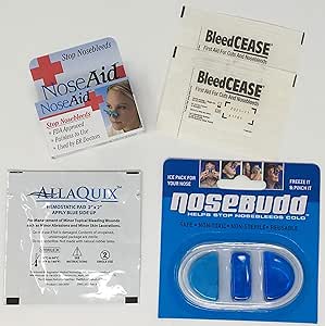 Amazon.com: Nosebleed Stop Bleeding Care Kit (with BleedCEASE and ...