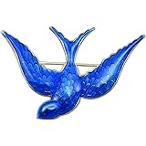 Amazon.com: 6030344 Bluebird of Happiness Lapel Pin Brooch Tie Tack ...