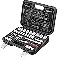 Amazon.com: INTERTOOL Metric Socket Set, 3/8-inch Drive, 26-Piece, Quick Release Ratchet ...
