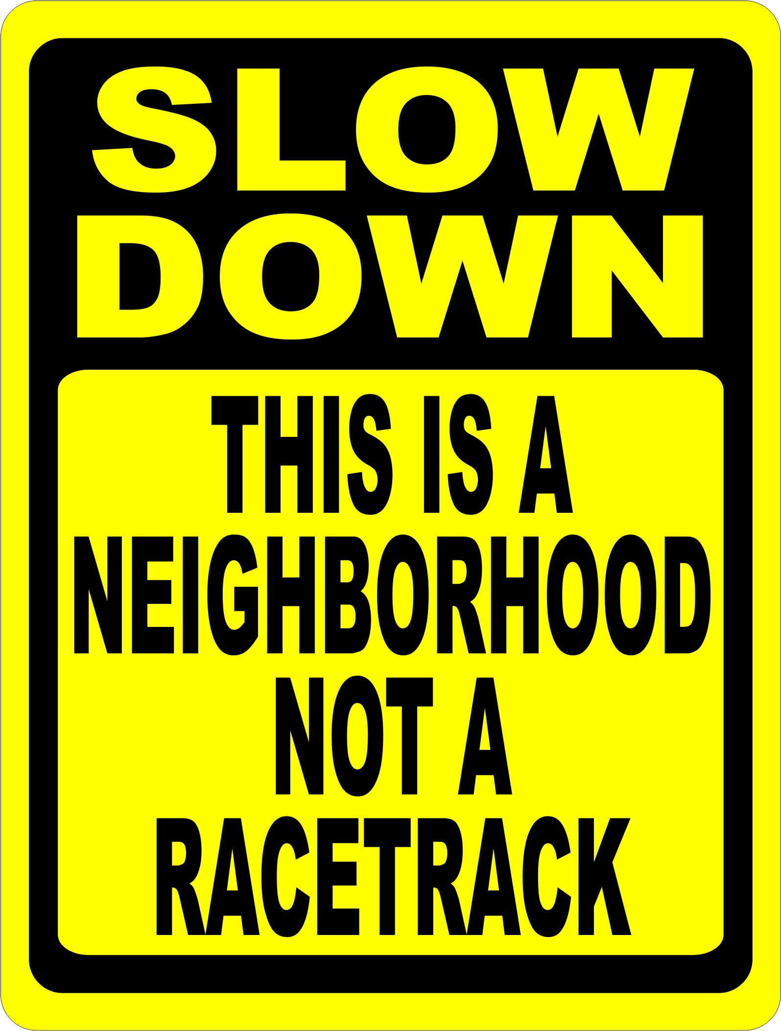 Amazon.com : Drive Like Your Kids Live Here Yard Sign, Drive Slow ...
