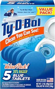 Amazon.com: Ty-D-Bol Toilet Cleaner, Cleans and Deodorizes Toilet and ...