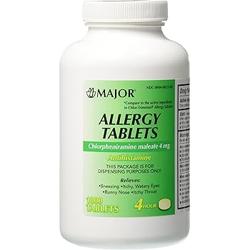 Amazon.com: Chlorphen Chlorpheniramine Maleate, 12 Mg Extended Realease ...