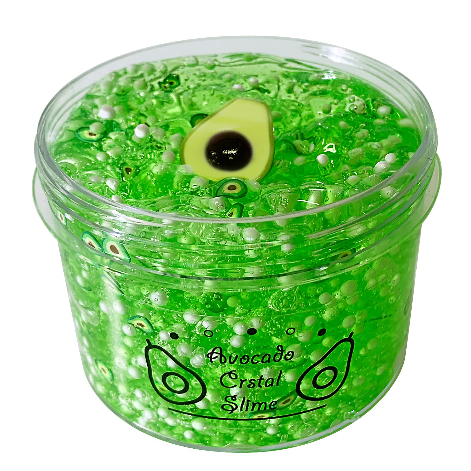 Mua Avocado Jelly Clear Green Slime with Fruit Slices, Crystal See ...