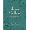 Jesus Calling, Large Text Teal Leathersoft, with Full Scriptures ...
