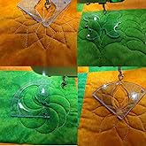 Amazon.com : HONEYSEW Free Motion Quilting Template Sewing Ruler ...