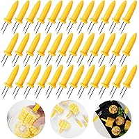 Amazon.com: PEOUWNES 36 Pack Stainless Steel Corn Holders, Corn on The Grill, Corn on The Cob ...