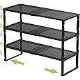 Amazon.com: Jojocross Expandable Adjustable Stackable Kitchen Organizer ...
