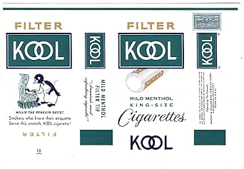 Amazon.com: 1940's Kool Cigarettes Pack Label - Louisville, KY - Willie ...