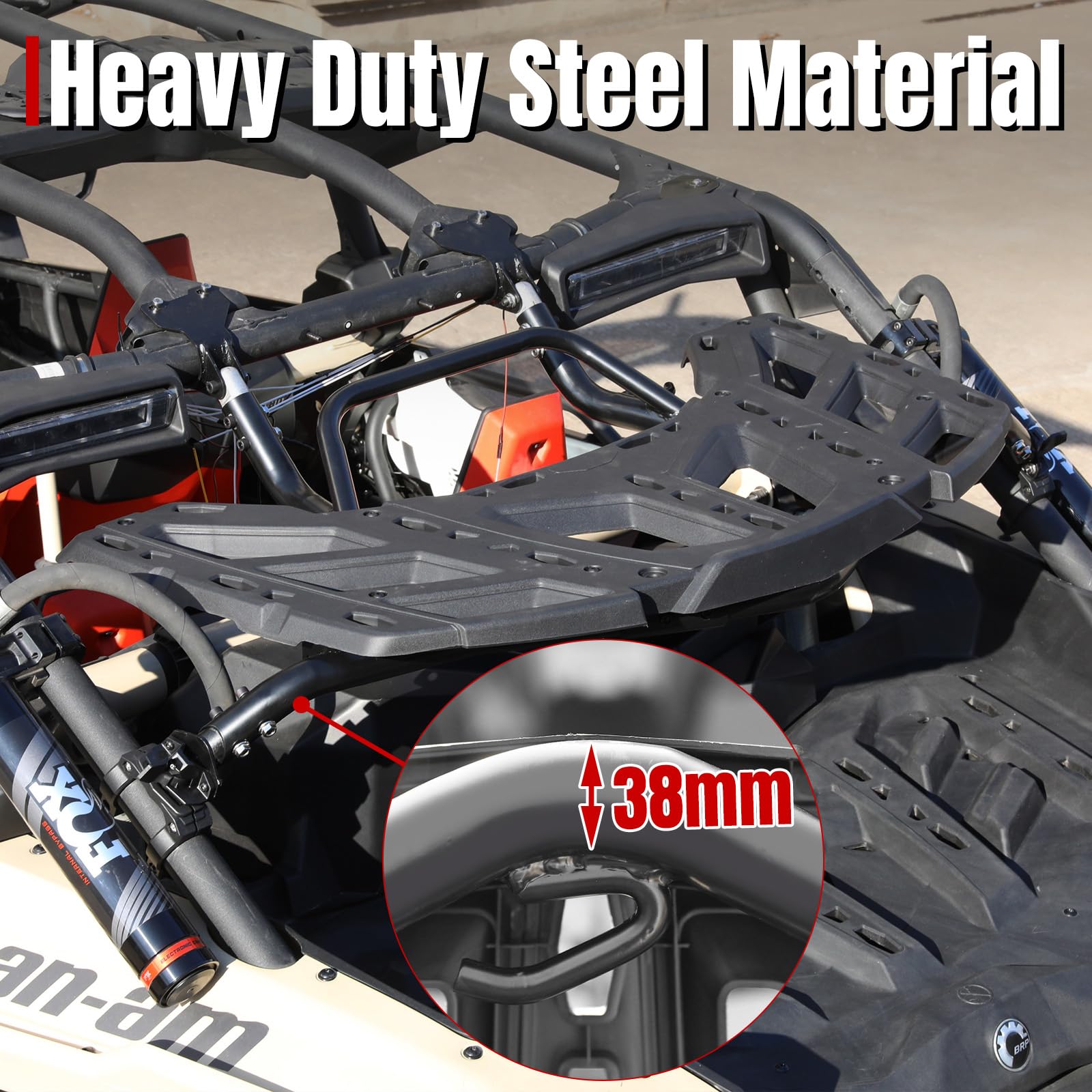 Mua A & UTV PRO Pivoting Rear Rack Kit,Spare Tire Cargo Luggage Rear ...