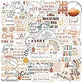 Amazon.com: Boho Bible Verse Christian Stickers - Thrist 50PCS ...