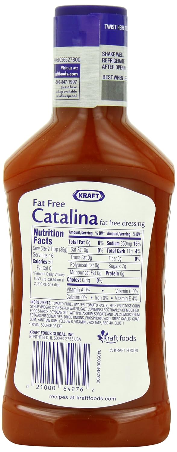 Kraft Catalina Salad Dressing Nutrition Facts | Besto Blog