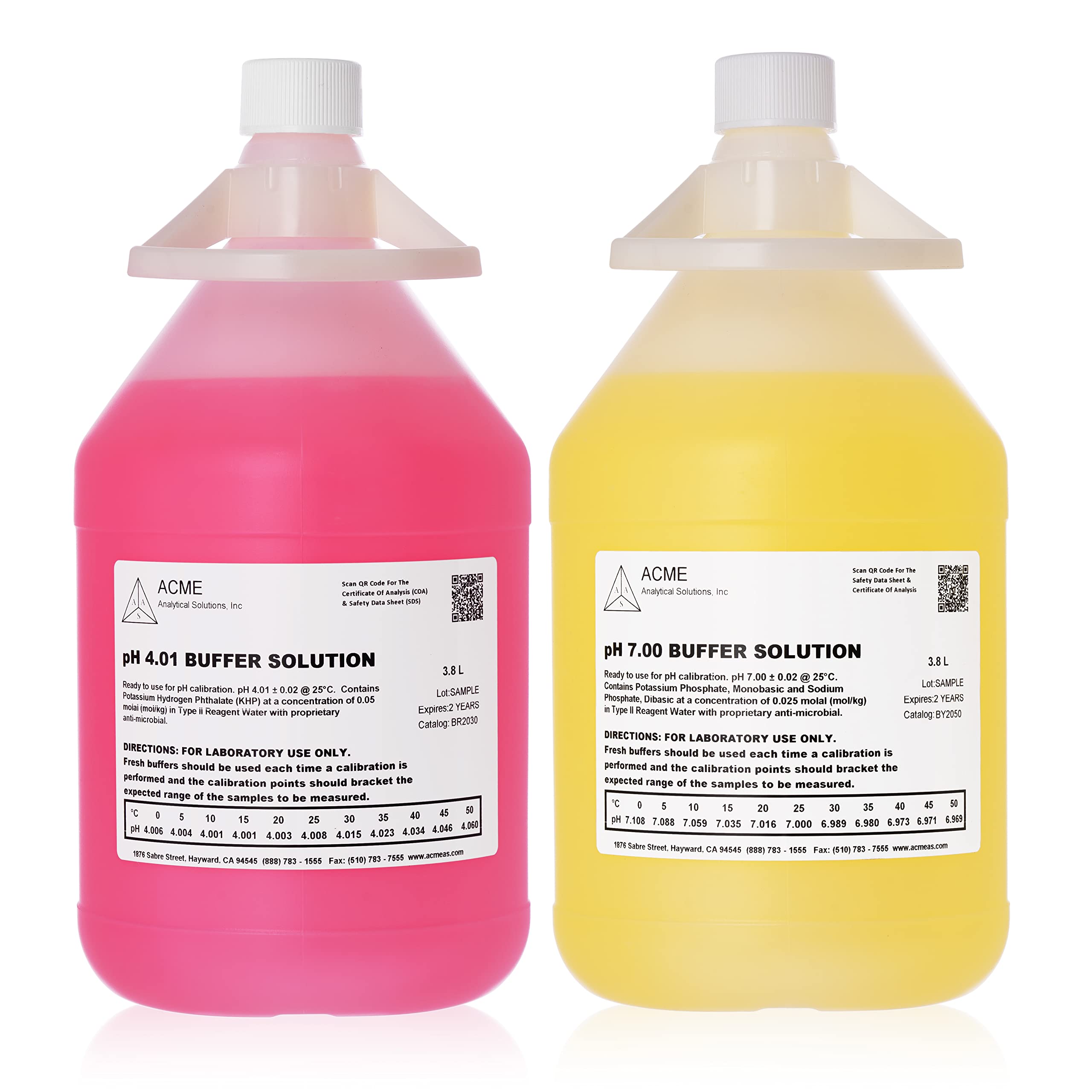 Mua Acme Analytical Solutions pH 4 and 7 Buffer Solutions, 2 Gallons ...
