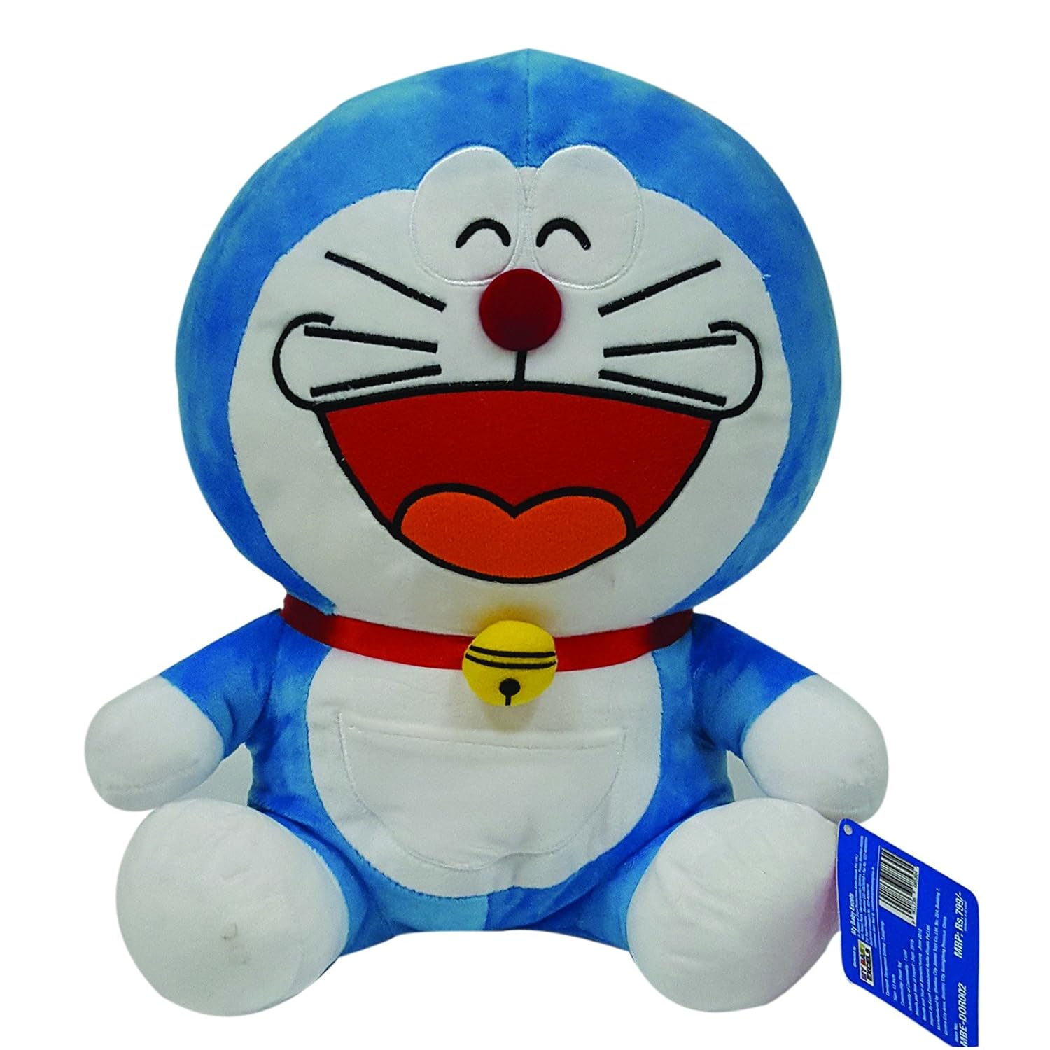 Buy Doraemon Sitting - Laughing, Blue/White (12-inch) Online at Low ...