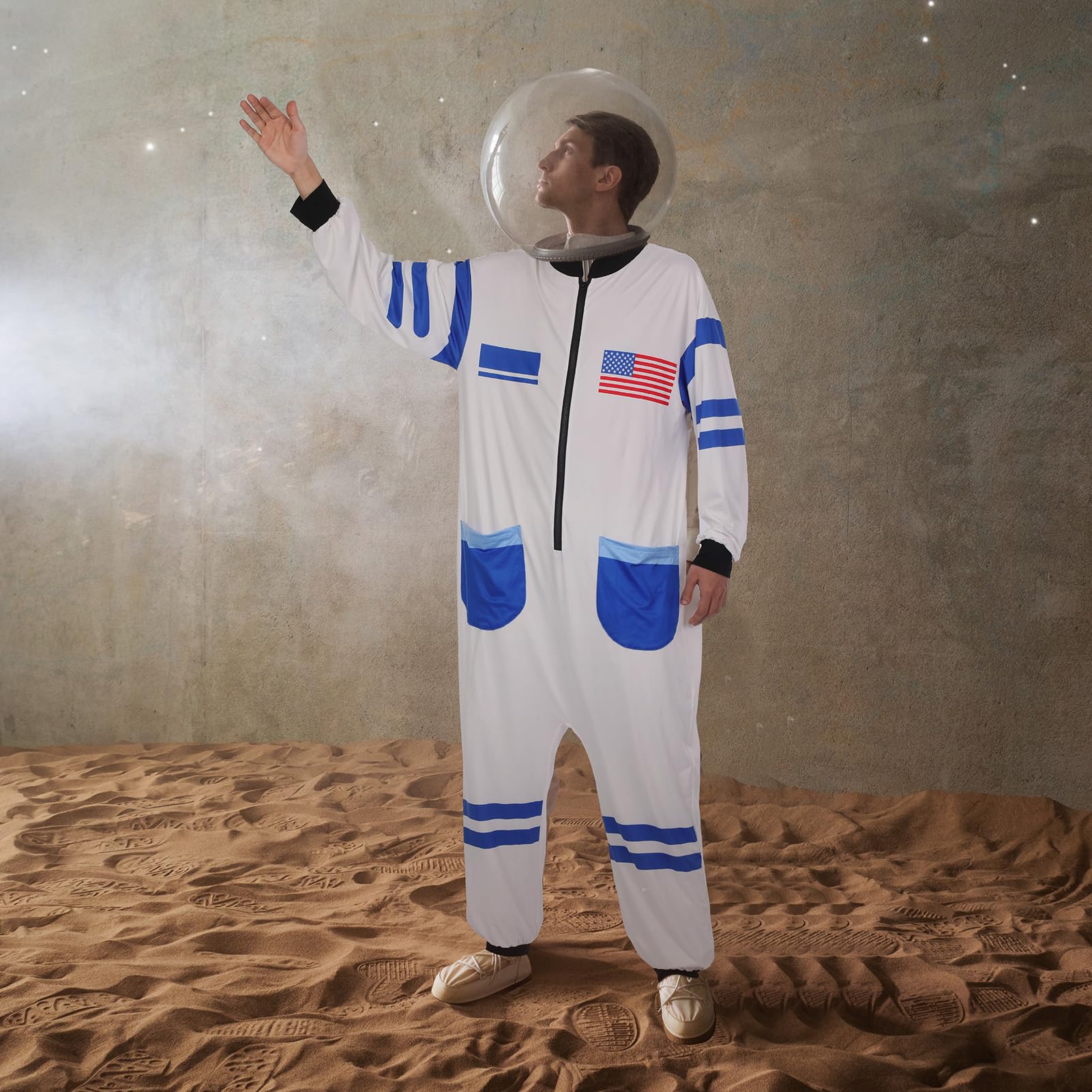 Halfchet Halloween Astronaut Space Costume America Spaceman Costume ...
