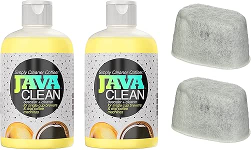 Amazon.com: JAVA CLEAN Universal Coffee Cleaner Bundle - (Two 16oz ...