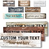 Amazon.com: SWQYLB Custom Text Signs Personalized Quotes Wall Decor ...