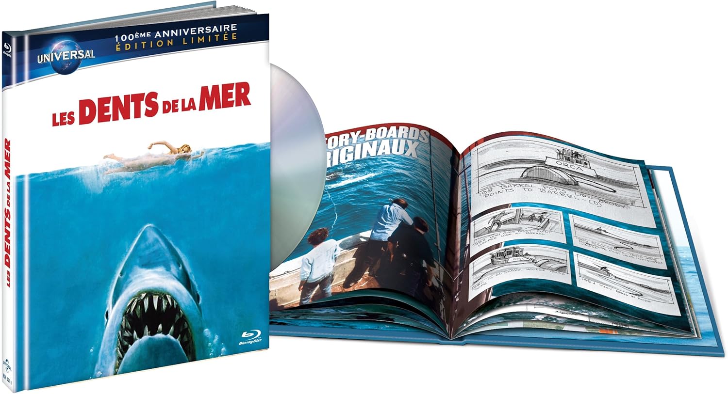 Les Dents de la mer Édition limitée 100ème Anniversaire Universal, Digibook: Amazon.fr: Roy ...