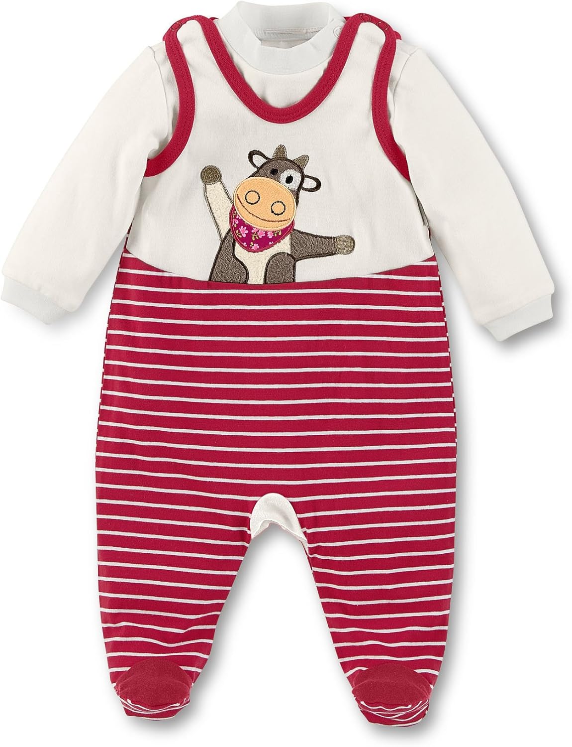 Sterntaler Baby - Mädchen Strampler-Set Jersey Karlotta, Gr. 62, Bunt ...