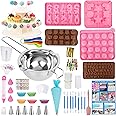 Amazon.com: Cake Pop Maker Kit 618Pcs with 5 Silicone Mold Sets - 3 ...