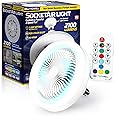 Bell+Howell Socket Air Socket Fan Light – Wireless Ceiling Fan with ...