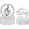Amazon.com: 50Pcs Musical Notes Party Supplies Music Paper Plates ...
