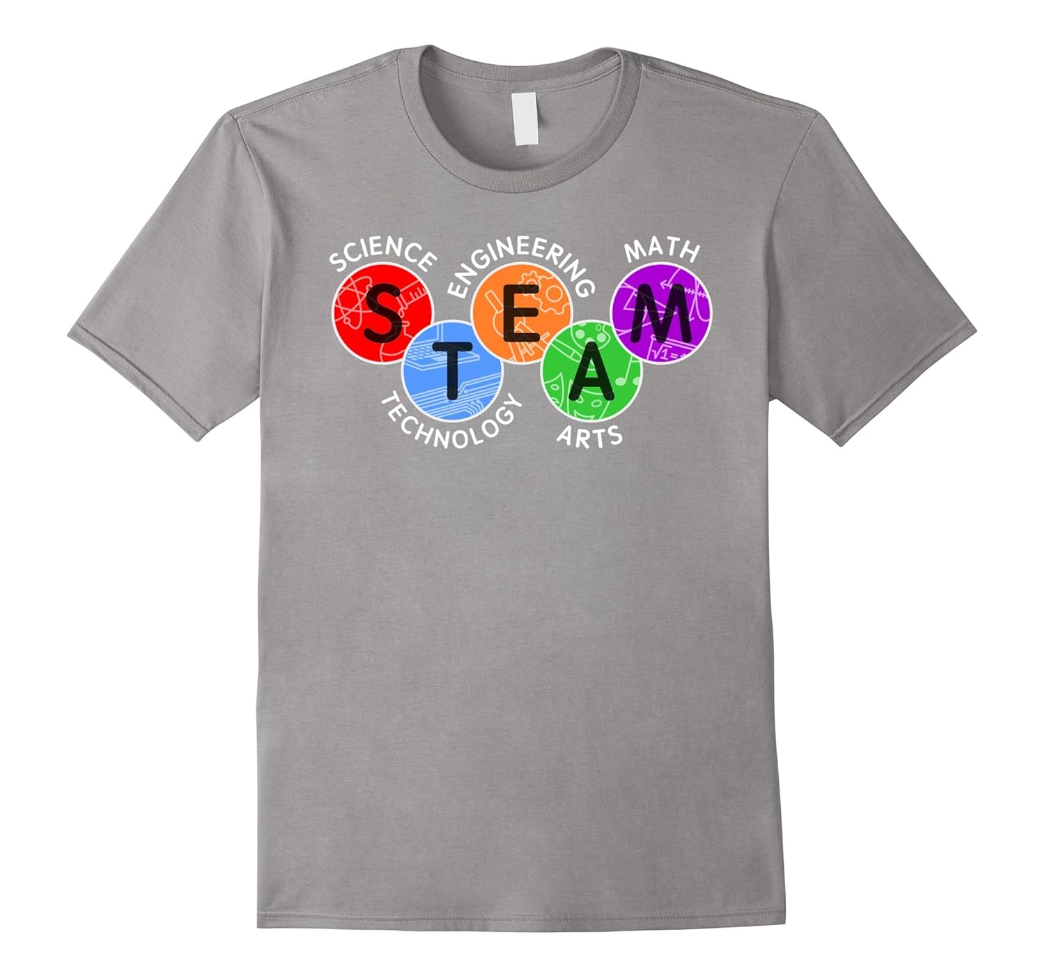 STEAM Shirt STEM Engineering Art Math Colorful T-Shirt-4LVS – 4loveshirt